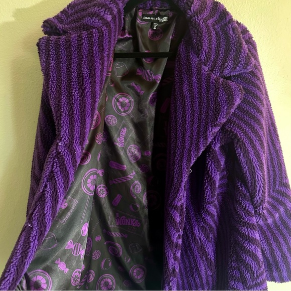 Dolls Kill | Jackets & Coats | Dolls Kill X Willy Wonka Faux Fur Jacket ...